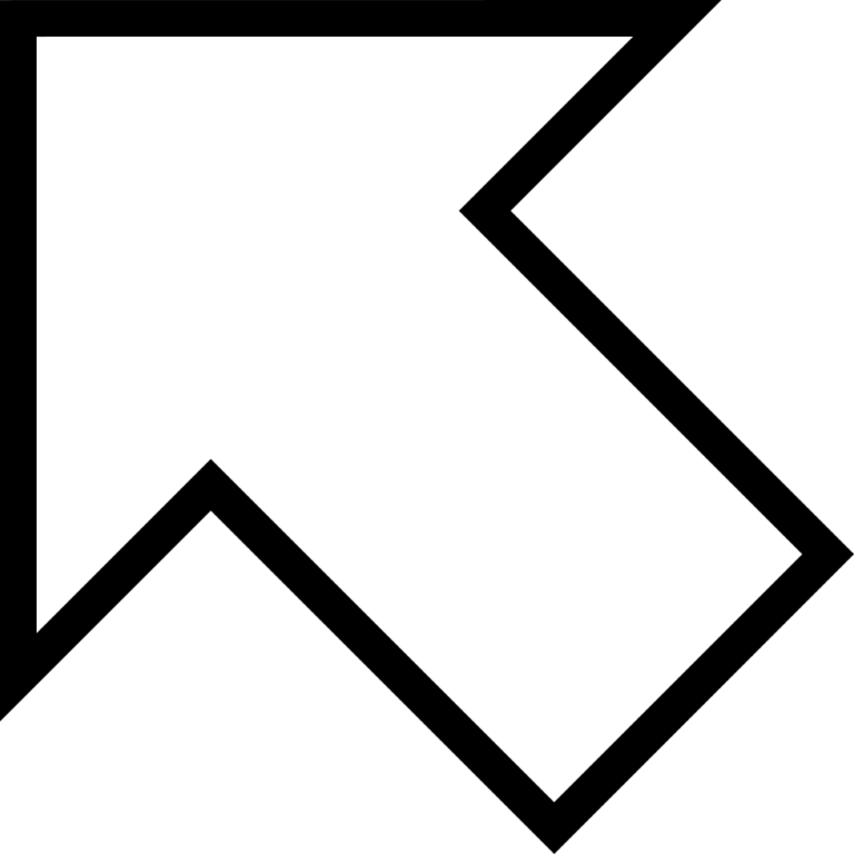 Flechas blancas en PNG sobre fondo transparente