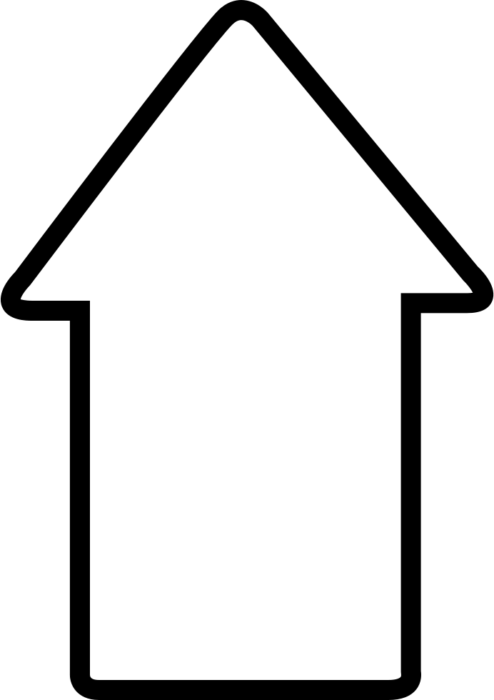 White Arrows in PNG on a Transparent Background. 100 Free Cliparts