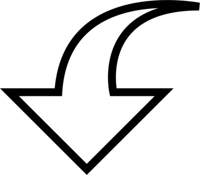 Flechas blancas en PNG sobre fondo transparente