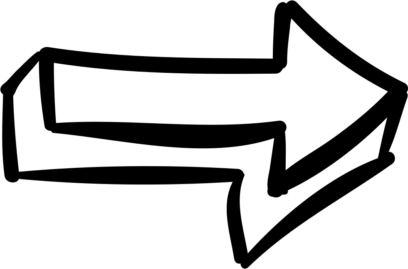 Flechas blancas en PNG sobre fondo transparente