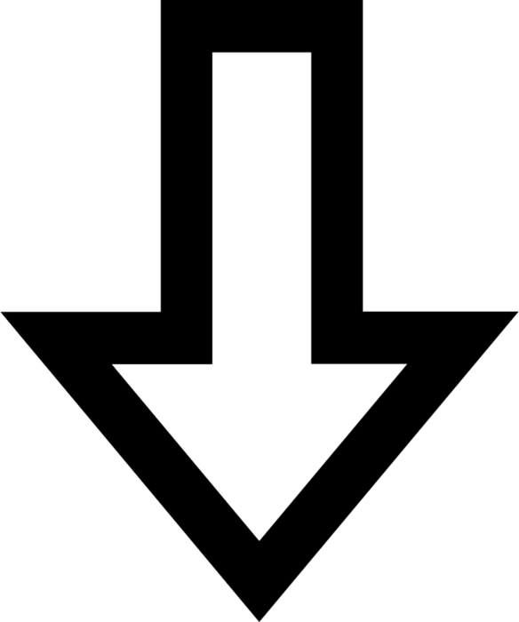 Frecce bianche in PNG su uno sfondo trasparente. 100 clipart gratis