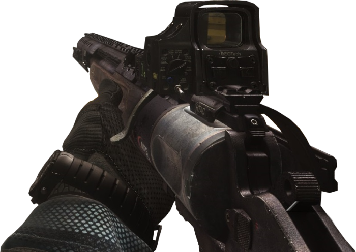 Call of Duty Weapons in PNG on Transparent Background