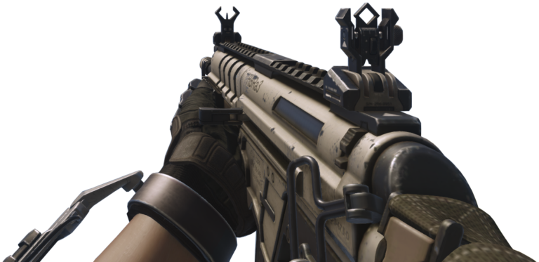 Call of Duty Weapons in PNG on Transparent Background