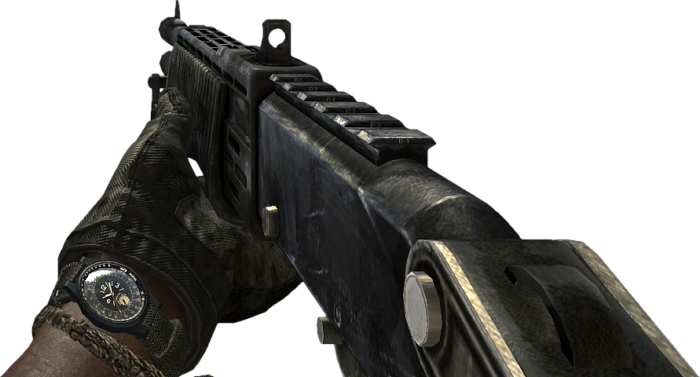 Call of Duty Weapons in PNG on Transparent Background