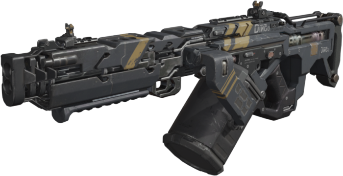 Call of Duty Weapons in PNG on Transparent Background