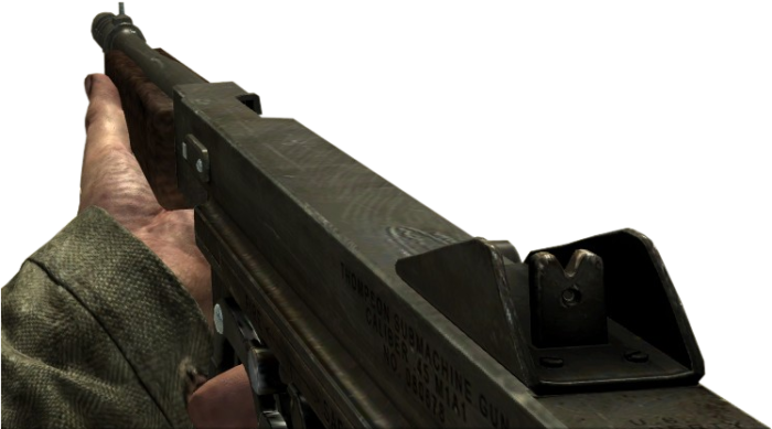 Call of Duty Weapons in PNG on Transparent Background