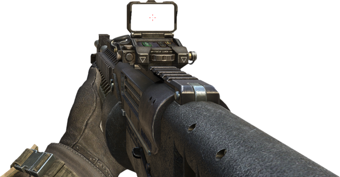 Call of Duty Weapons in PNG on Transparent Background
