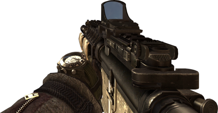 Armas de Call of Duty en PNG sobre fondo transparente