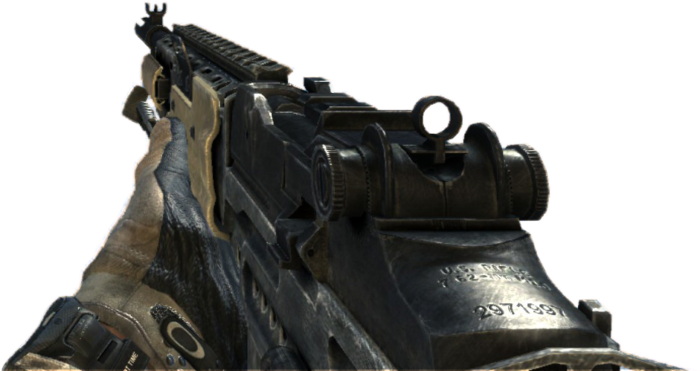 Call of Duty Weapons in PNG on Transparent Background