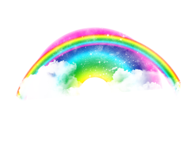 Rainbow PNG Pics on a Transparent Background. Over 100 Free Cliparts