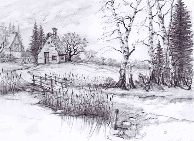 Disegni della natura da disegnare - 100 bellissime immagini di paesaggi