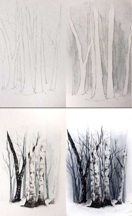 Dessins de la nature pour le croquis - 100 belles images de paysages