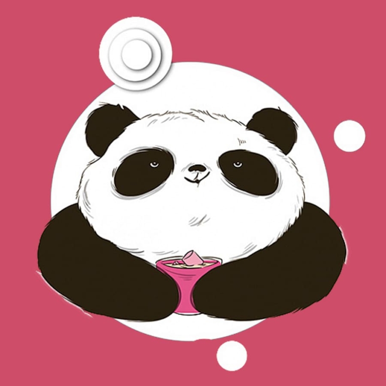 Obrazki pandy do rysowania - 100 rysunków do szkiców