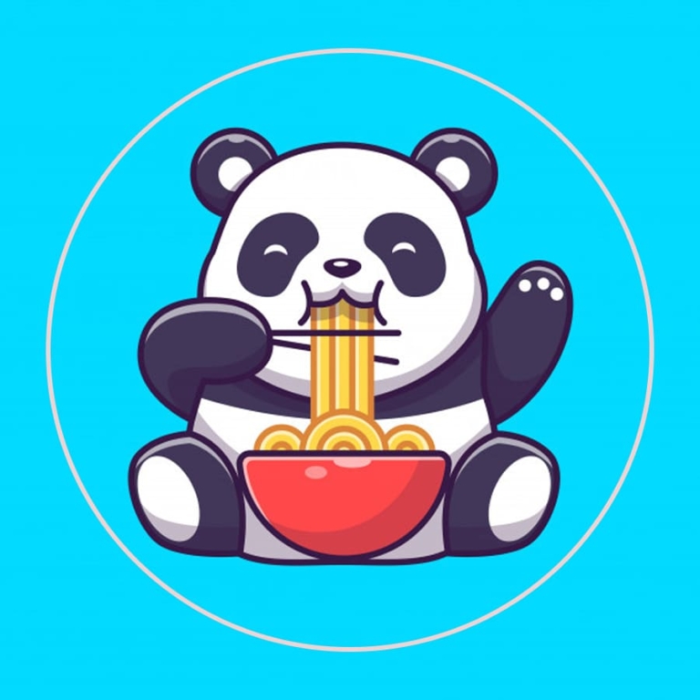 Obrazki pandy do rysowania - 100 rysunków do szkiców