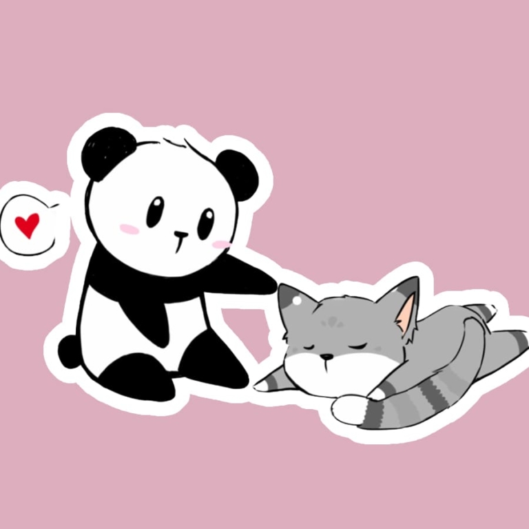 Obrazki pandy do rysowania - 100 rysunków do szkiców