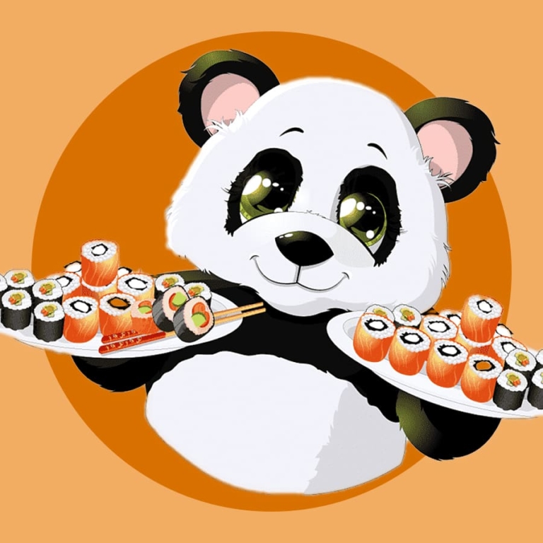 Obrazki pandy do rysowania - 100 rysunków do szkiców