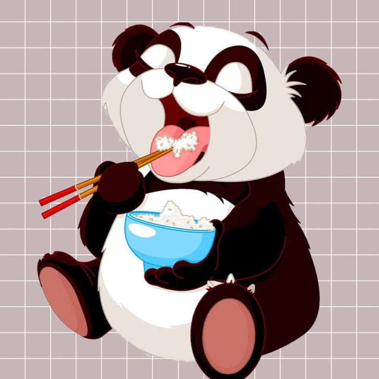 Obrazki pandy do rysowania - 100 rysunków do szkiców