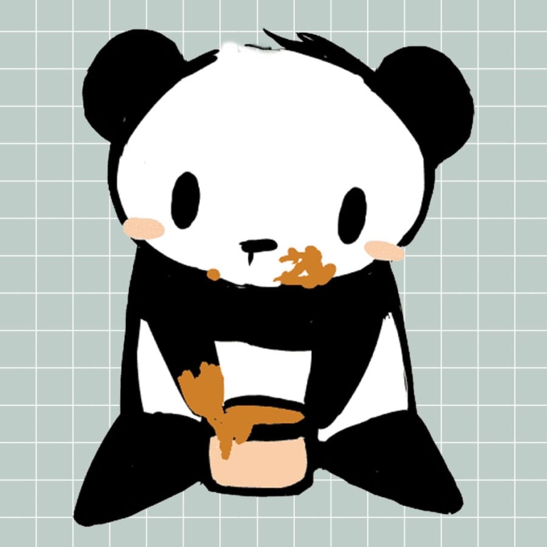 Obrazki pandy do rysowania - 100 rysunków do szkiców