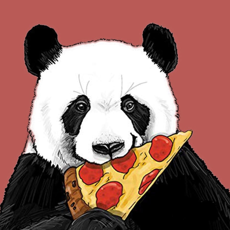 Obrazki pandy do rysowania - 100 rysunków do szkiców