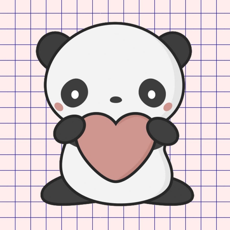 Obrazki pandy do rysowania - 100 rysunków do szkiców