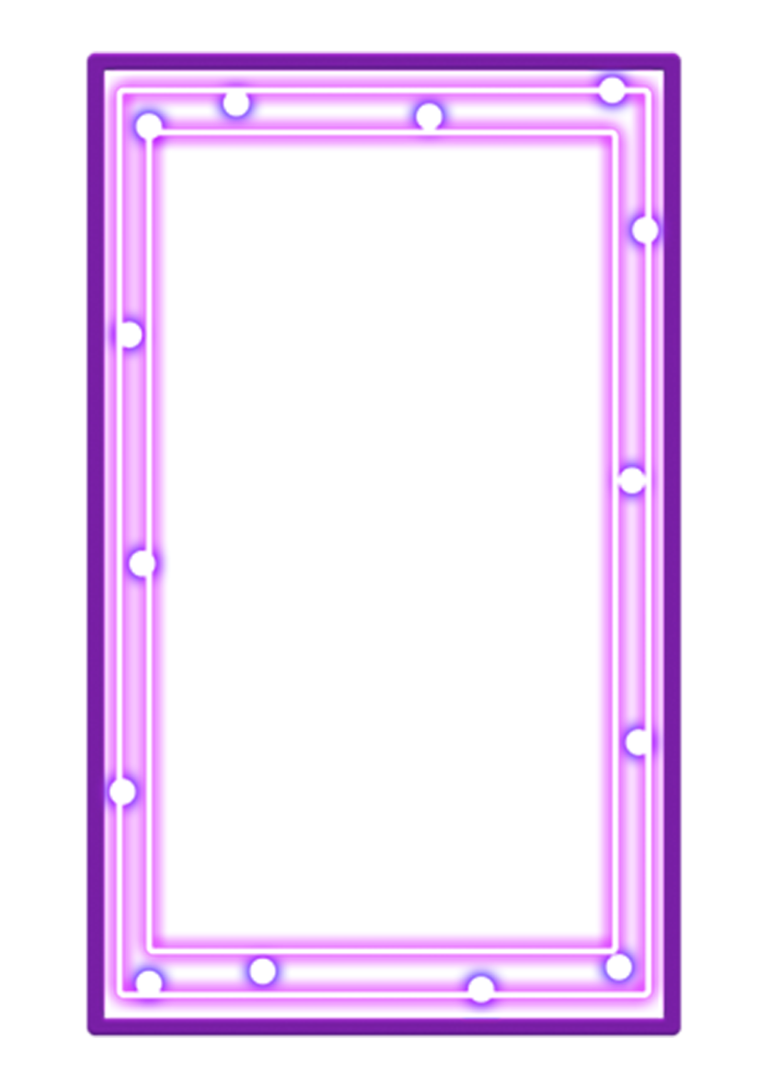 Neon Rahmen PNG auf transparentem Hintergrund - 100 kostenlose Bilder