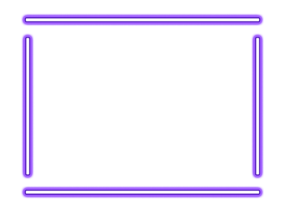 Neon Frames PNG on Transparent Background - 100 Free Images