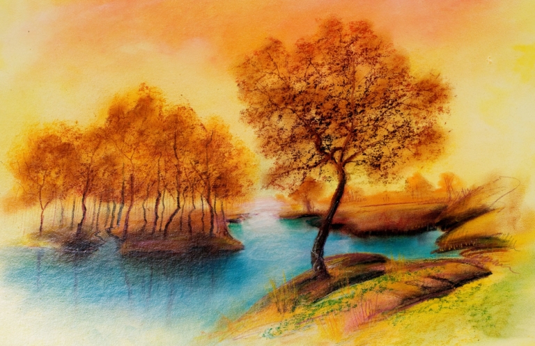 Imágenes y dibujos de otoño - 150 ideas para dibujar