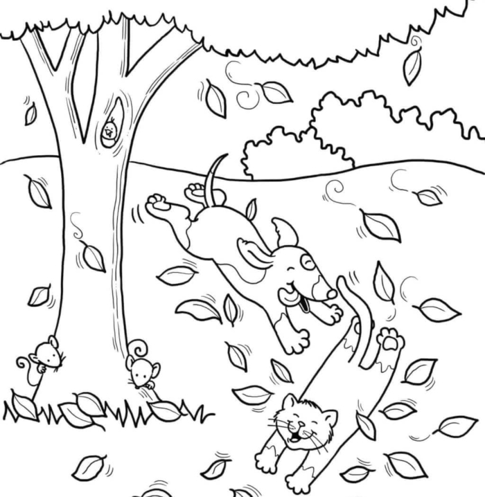 Imágenes y dibujos de otoño - 150 ideas para dibujar