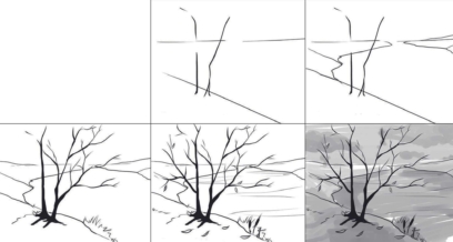 Pictures and Drawings of Autumn For Sketching - 150 Ideas For Drawing