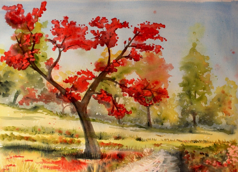 Pictures and Drawings of Autumn For Sketching - 150 Ideas For Drawing
