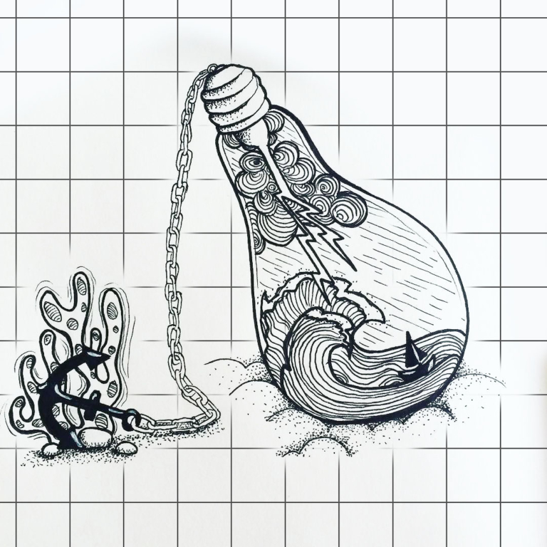 Black Pen Drawings for Sketching - 100 Pictures and Drawing Ideas