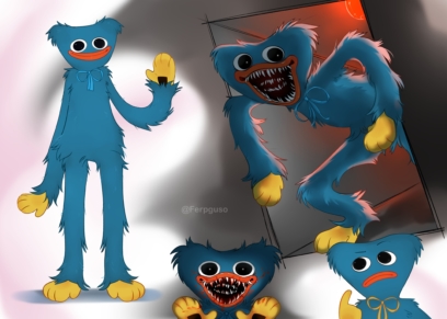 Immagini di Huggy Wuggy - la top 200 fan art di questo personaggio