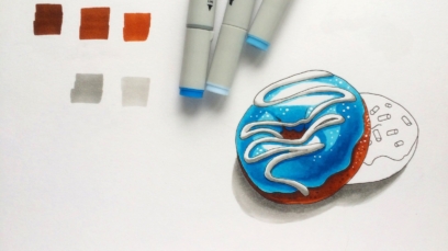 Disegni con pennarelli per schizzi - 100 immagini per disegnare