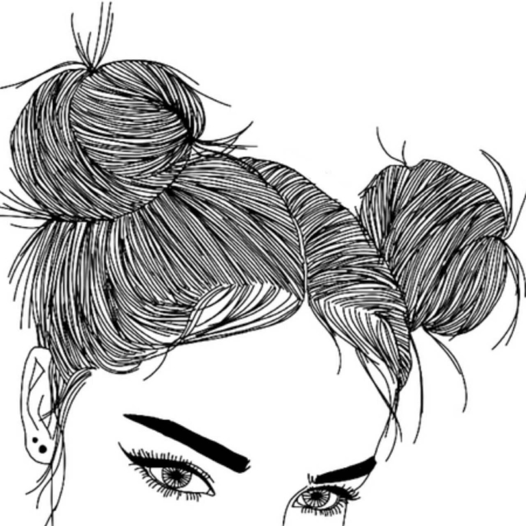 Kresby a obrázky účesů pro skicování