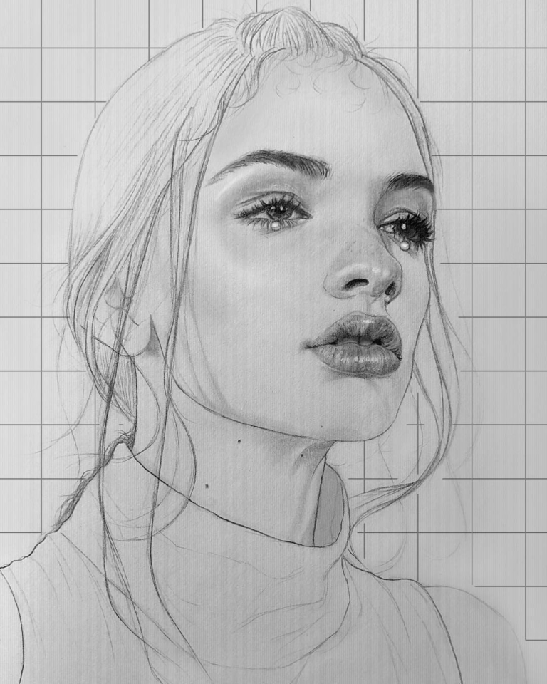 Rysunki ludzkich twarzy do szkicowania