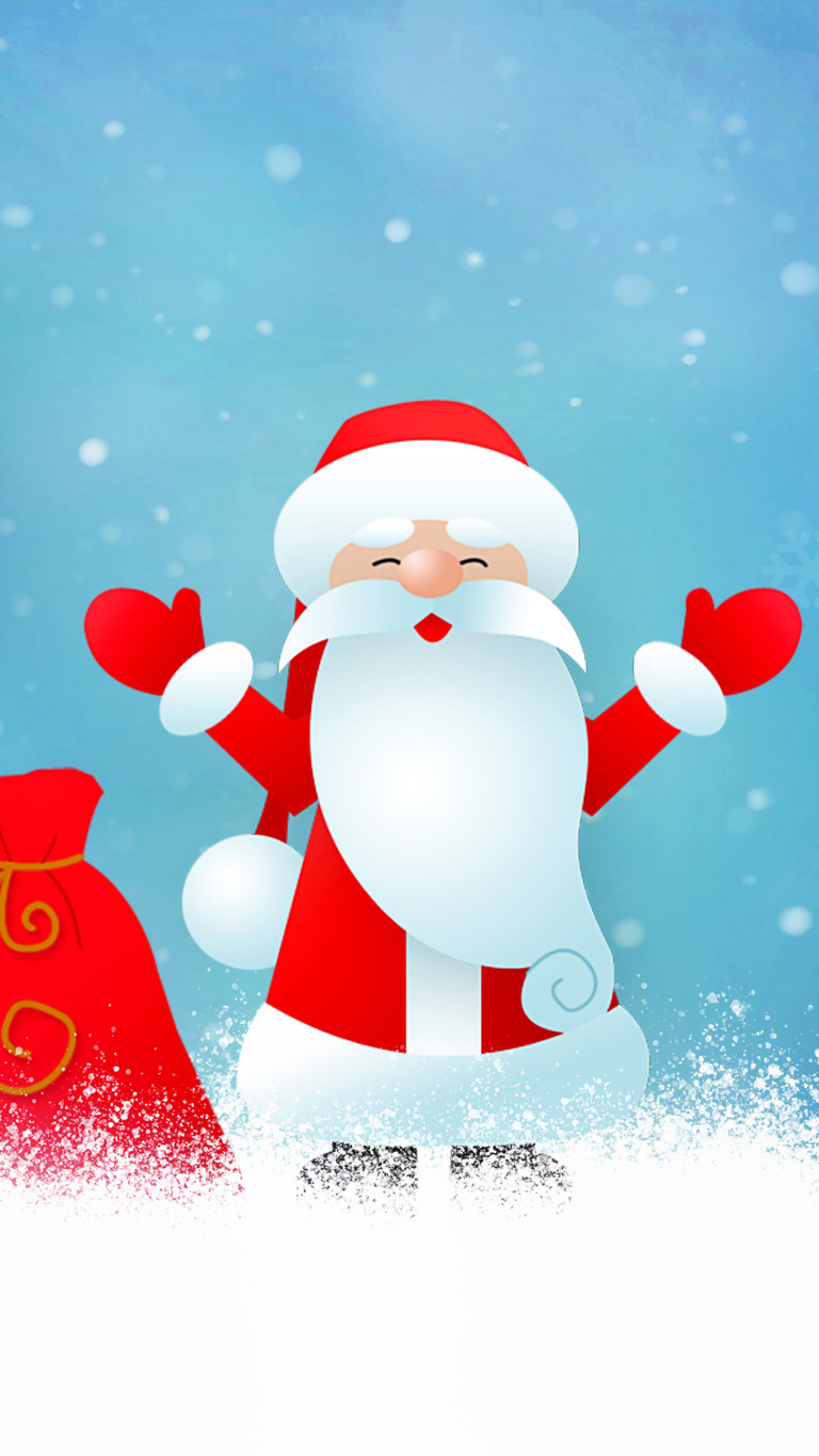 Santa Claus Phone Wallpaper - 70 Smartphone Backgrounds For Free