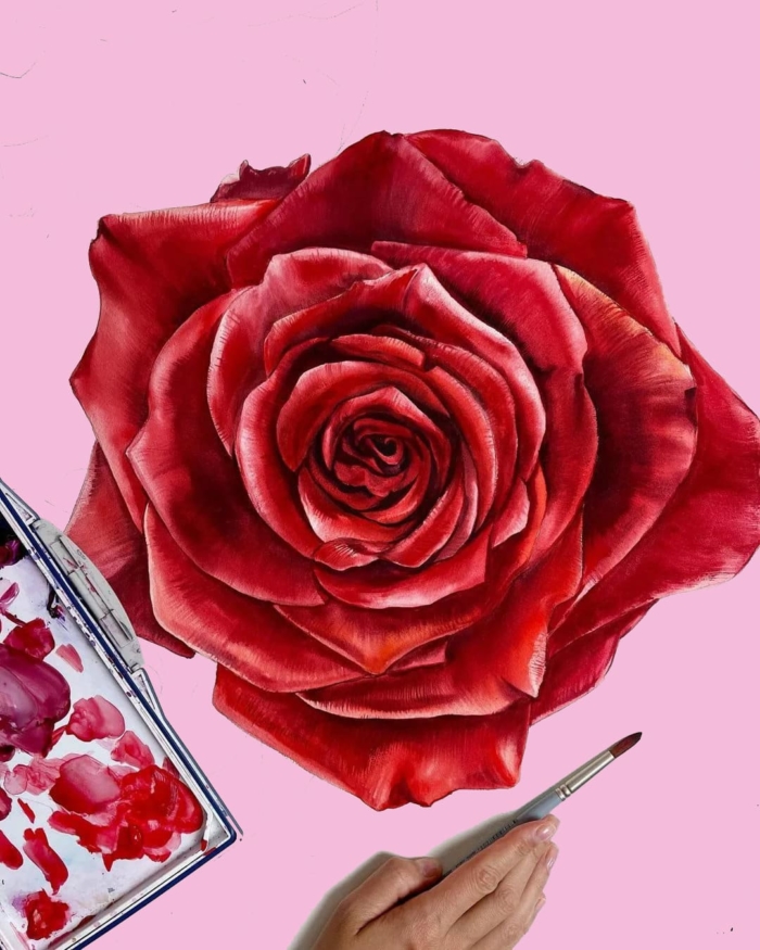 Disegni e immagini di rose per lo schizzo