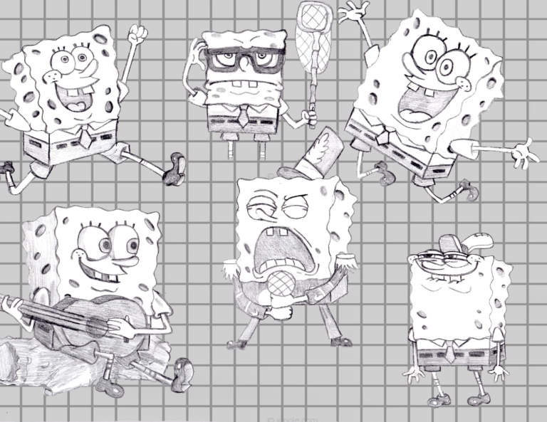 Spongebob Drawings And Pictures For Sketching
