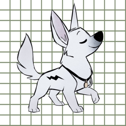 Kresby psů - obrázky pro skicování