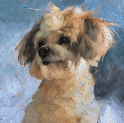 Kresby psů - obrázky pro skicování