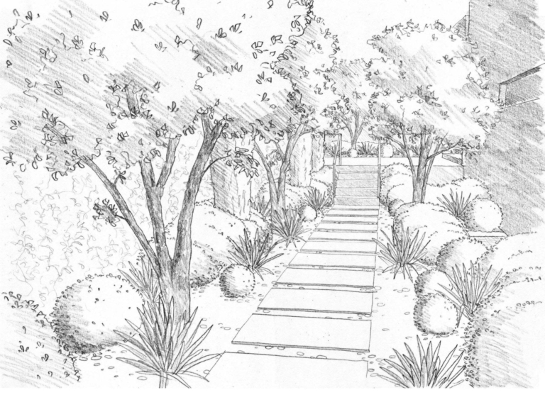 Pencil Drawings of Landscapes For Sketching