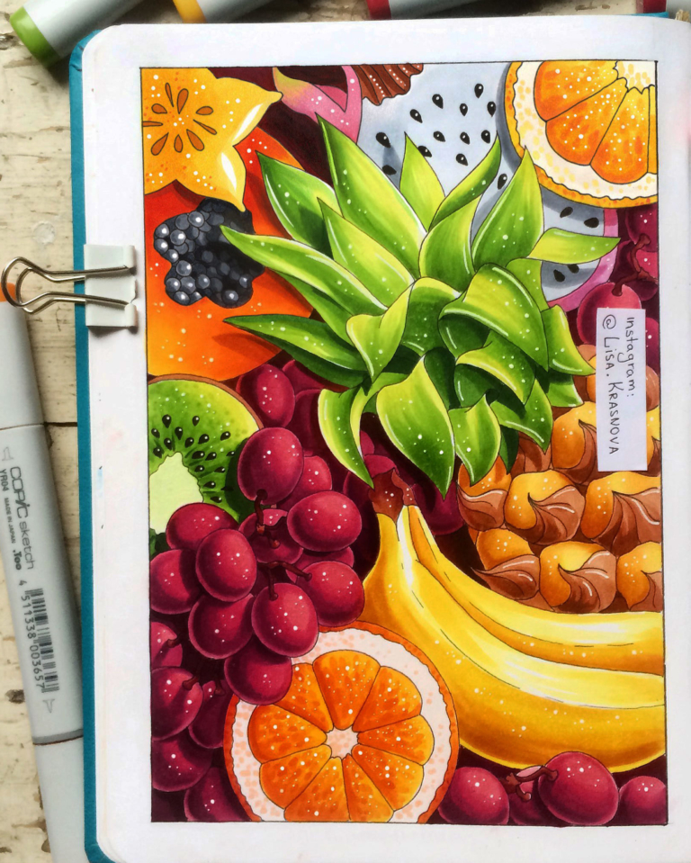 Drawings With Markers For Sketching