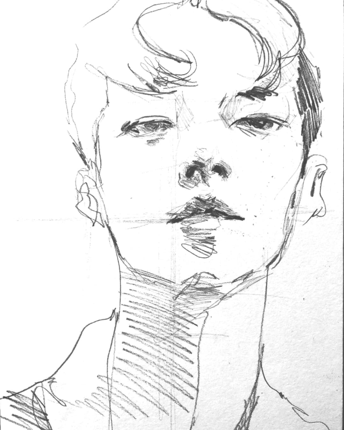 Pencil-Drawn Portraits - 100 Drawings to Sketch For Free