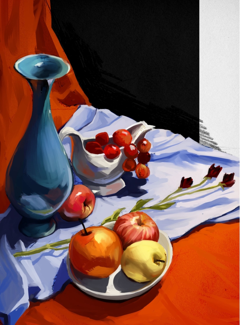 Still Lifes For Sketching - 100 Still Life Drawings