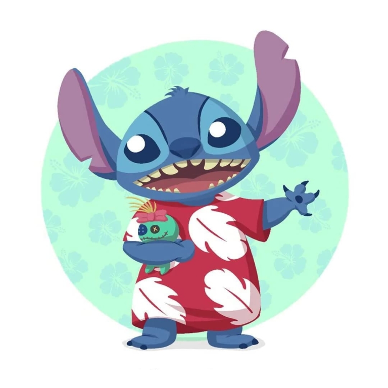 Stitch kresby a obrázky pro skicování