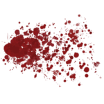 Sang PNG sur fond transparent