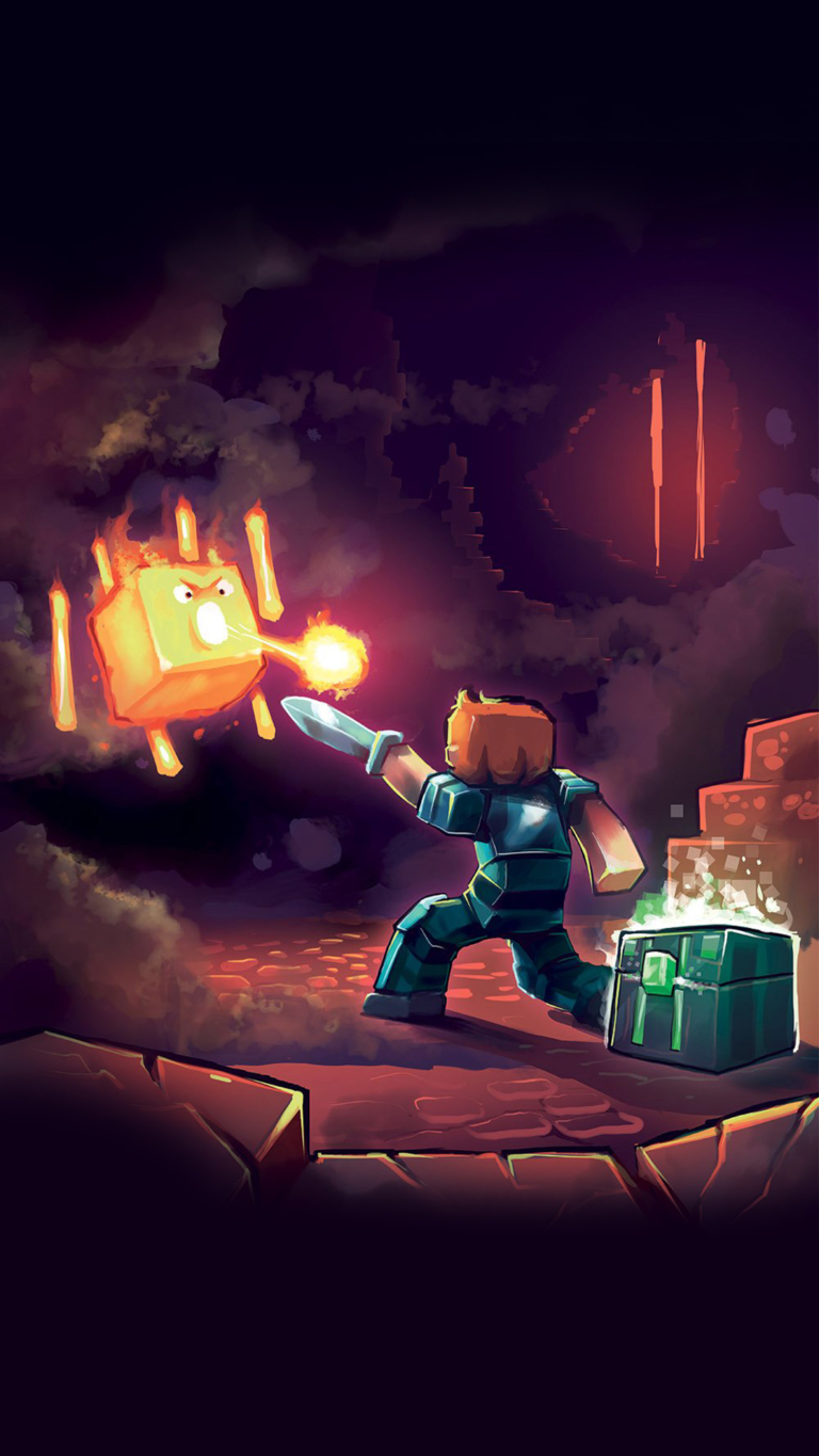 Minecraft Tapeta telefonu
