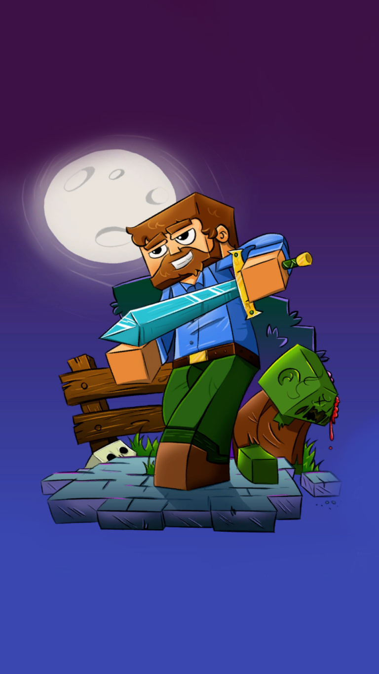 Minecraft Tapeta telefonu