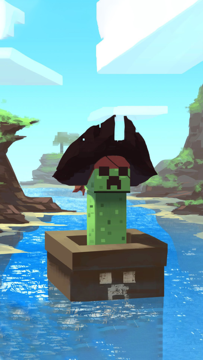 Minecraft tapeta na telefon