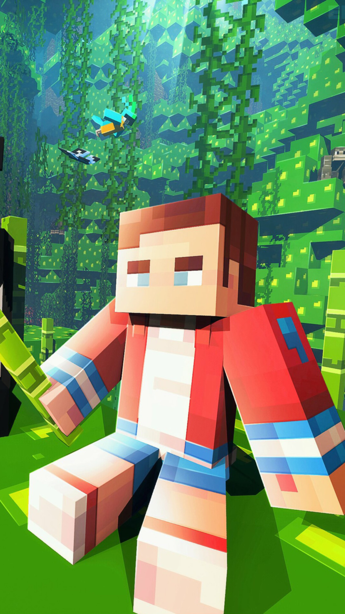 Minecraft tapeta na telefon